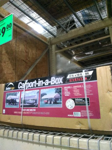 Carport-in-a-box at Menards®