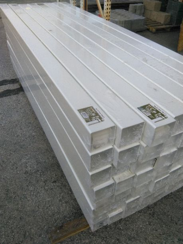 Yardworks® 4 x 4 x 96 White Post Kit for Dog Ear Panel Only at Menards®
