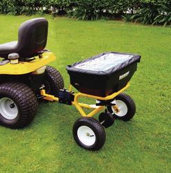 Yardworks® 125 lb. Capacity Tow Behind Broadcast Spreader at Menards®