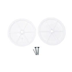 1-3/8" White Plastic Closet Rod Socket - 1 Pair at Menards®