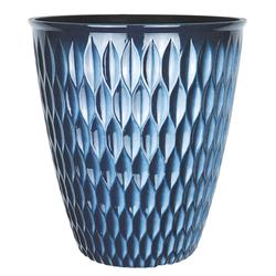 Master Garden™ 13" Plastic Blue Carved Design Planter at Menards®