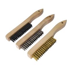 Performax® Wooden Handle Wire Brush Set - 3 Piece at Menards®