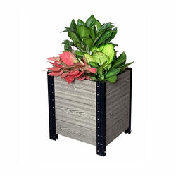 EverBloom 17" x 19" Cornerstone Steel & Composite Elevated Garden Bed ...