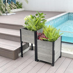 EverBloom 2 Corner Planter Gray Bundle at Menards®