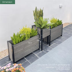 EverBloom 3 Planter Bundle Gray Corner & Trough at Menards®