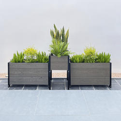 EverBloom 3 Planter Bundle Gray Corner & Trough at Menards®