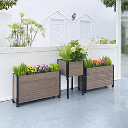 EverBloom 3 Planter Bundle Brown Corner & Trough at Menards®