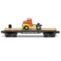 2-Piece 10-1/2" O Gauge Union Pacific Flatcar with 1954 GMC® Tide ...
