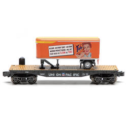 8-Piece 10-1/2" O Gauge Union Pacific Flatcar with 1954 GMC® Tide ...