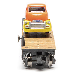 2-Piece 10-1/2" O Gauge Union Pacific Flatcar with 1954 GMC® Tide ...