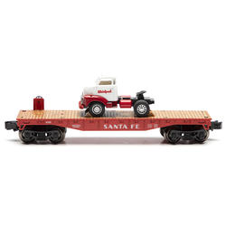2-Piece 10-1/2" O Gauge Santa Fe Flatcar with 1954 GMC® Whirlpool ...