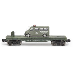 O Gauge Flatcar with Military Van at Menards®