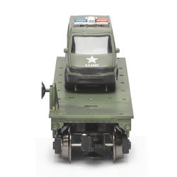 O Gauge Flatcar with Military Van at Menards®