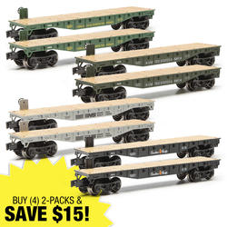 8-Piece 10-1/2" Assorted Flatcar Dealer Pack at Menards®