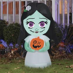Pumpkin Hollow™ 3'6" Zombie Girl Inflatable at Menards®