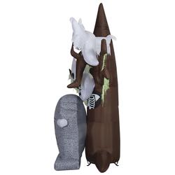 Pumpkin Hollow™ 8' LED Haunted Tombstone Halloween Inflatable at Menards®