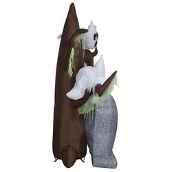 Pumpkin Hollow™ 8' LED Haunted Tombstone Halloween Inflatable at Menards®