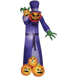 Pumpkin Hollow™ 8'6" Lighted Animated Pumpkin Reaper Halloween ...