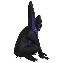Pumpkin Hollow™ 8'11" Lighted Guarding Gargoyle Halloween Inflatable at ...
