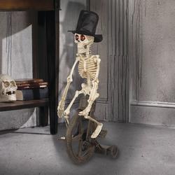 Pumpkin Hollow™ 3'6" Animated Skeleton on a Bike Halloween Décor with Sound at Menards®
