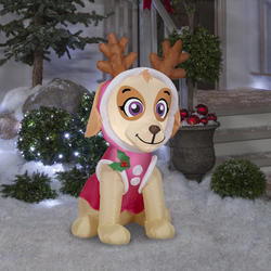 Nickelodeon® Airblown® 3'6" LED Paw Patrol Skye in Pink Snow Outfit and ...