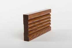 1760 Millwork Victorian 3/4 x 3-1/4 x 12' Cherry Kiss White Oak Casing ...