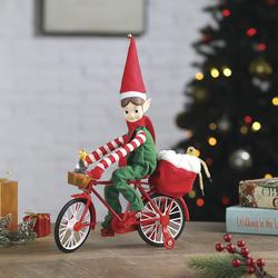 Mr. Christmas® 12" Animated Cycling Elf at Menards®