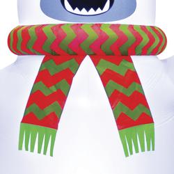 Enchanted Forest® 20' LED Giant Yeti with Santa Hat Christmas ...