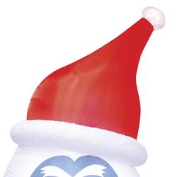 Enchanted Forest® 20' LED Giant Yeti with Santa Hat Christmas ...