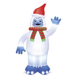 Enchanted Forest® 20' LED Giant Yeti with Santa Hat Christmas ...