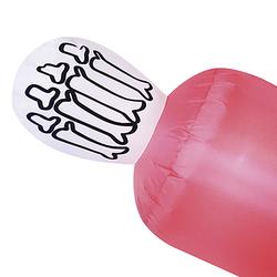 Pumpkin Hollow™ 6'6" Kung Fu Skeleton Inflatable at Menards®