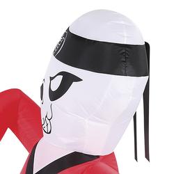 Pumpkin Hollow™ 6'6" Kung Fu Skeleton Inflatable at Menards®