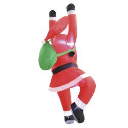 Enchanted Forest® 6'6" Hanging Santa Inflatable at Menards®