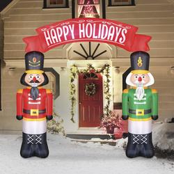 Enchanted Forest® 8' Nutcrackers Archway Inflatable at Menards®