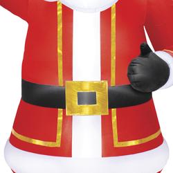 Enchanted Forest® 20' LED Giant Santa Waving Inflatable at Menards®
