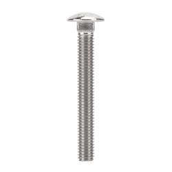 Grip Fast® 1/4"-20 x 1-1/2" Stainless Steel Grade 18-8 Carriage Bolts ...