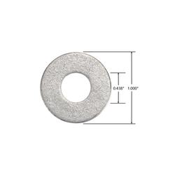 Grip Fast® 3/8" Grade 2 Hot-Dipped Galvanized Flat Washer - 75 Count at ...