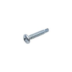 Grip Fast® #8 x 1" Zinc Phillips Pan Head Self-Drilling Screw - 8 Count ...