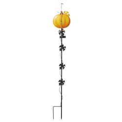 Pumpkin Hollow™ 3'3" Solar Pumpkin Fall Yard Stake at Menards®