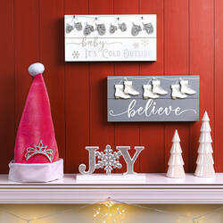 Enchanted Forest® 14" Believe Skates Plaque at Menards®