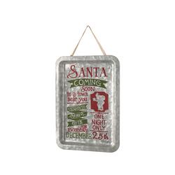 Enchanted Forest® 13" Galvanized Metal Christmas Sign - Assorted styles ...