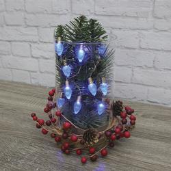 Enchanted Forest® 10-Light Faceted C9 Bulb Fairy Light Set - Assorted ...