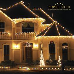 Philips 70-Light Multicolor Faceted C6 Christmas String Light Set at ...