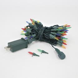 Philips 75-Light Dazzle Multicolor Smooth Mini Christmas String Light ...