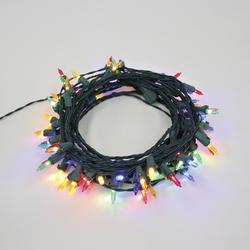 Philips 75-Light Dazzle Multicolor Smooth Mini Christmas String Light ...