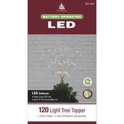 Enchanted Forest® 120-Light Warm White Tree Topper at Menards®