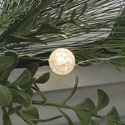Enchanted Forest® 10-Light Crackle Globe LED Battery-Operated Christmas ...