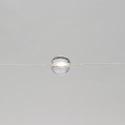 Enchanted Forest® 10-Light Red, White & Green Bead LED Battery-Operated ...