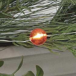 Enchanted Forest® 10-Light Red, White & Green Bead LED Battery-Operated ...