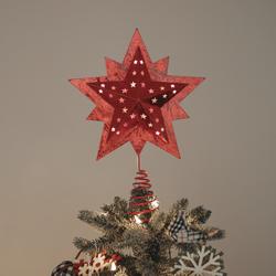 Philips Remains Lit® 15.5" LED Twinkling Metal Red Leaf Star Christmas ...
